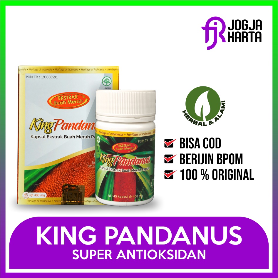 Jual KING PANDANUS OBAT RADANG PANAS DINGIN HEPATITIS B DARAH TINGGI ...