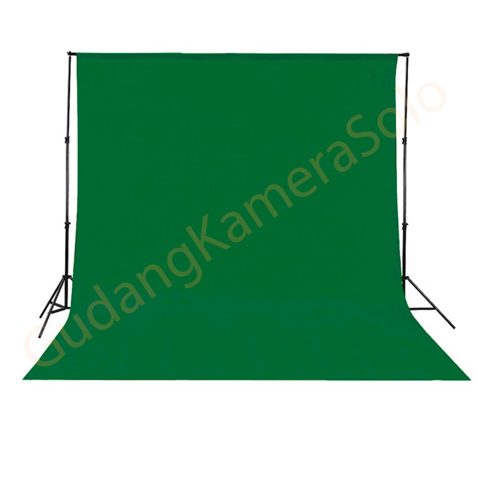 Jual Background Studio Foto Warna Hijau Solo-SG Green Screen | Shopee ...