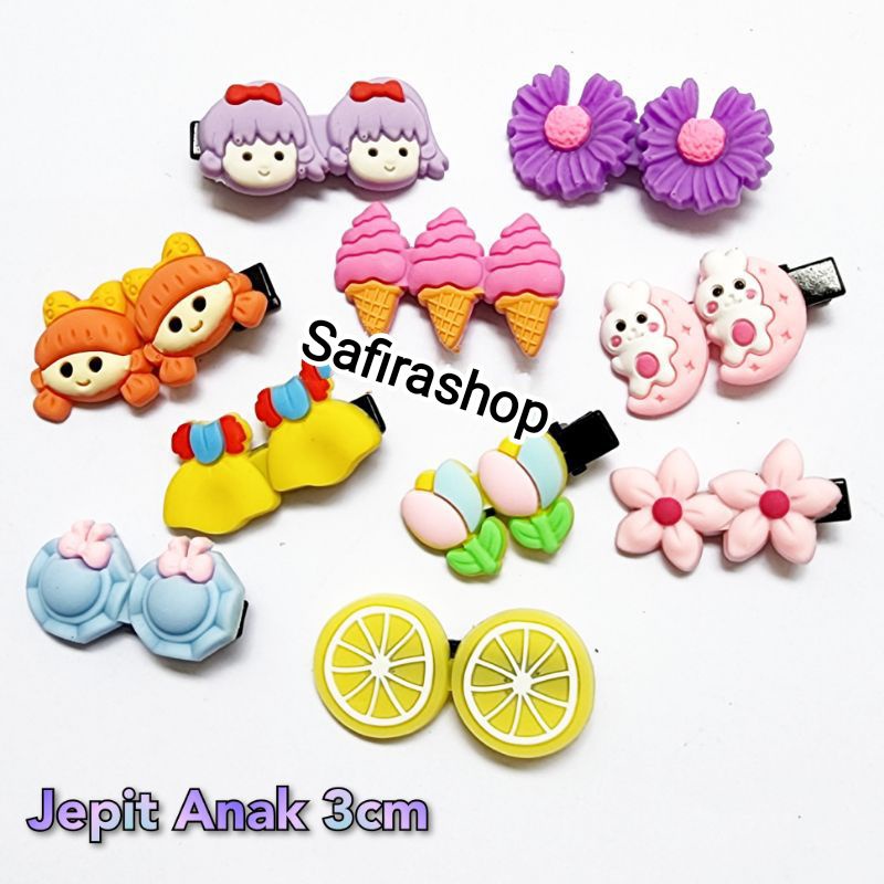 Jual Japit rambut anak-anak kartun ice cream Korea (minim pembelian ...