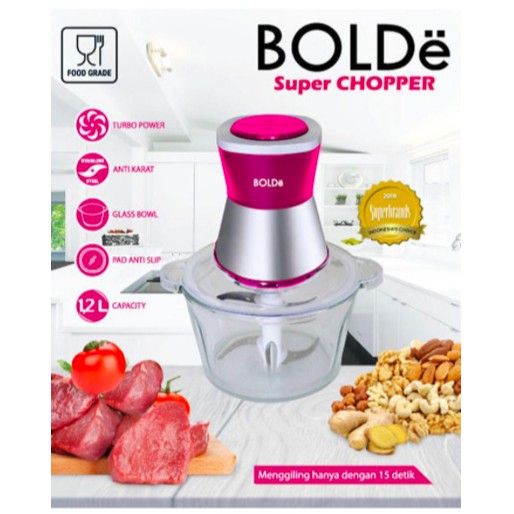 Jual BOLDE SUPER CHOPPER 2 LITER TURBO POWER GARANSI RESMI - PINK ...