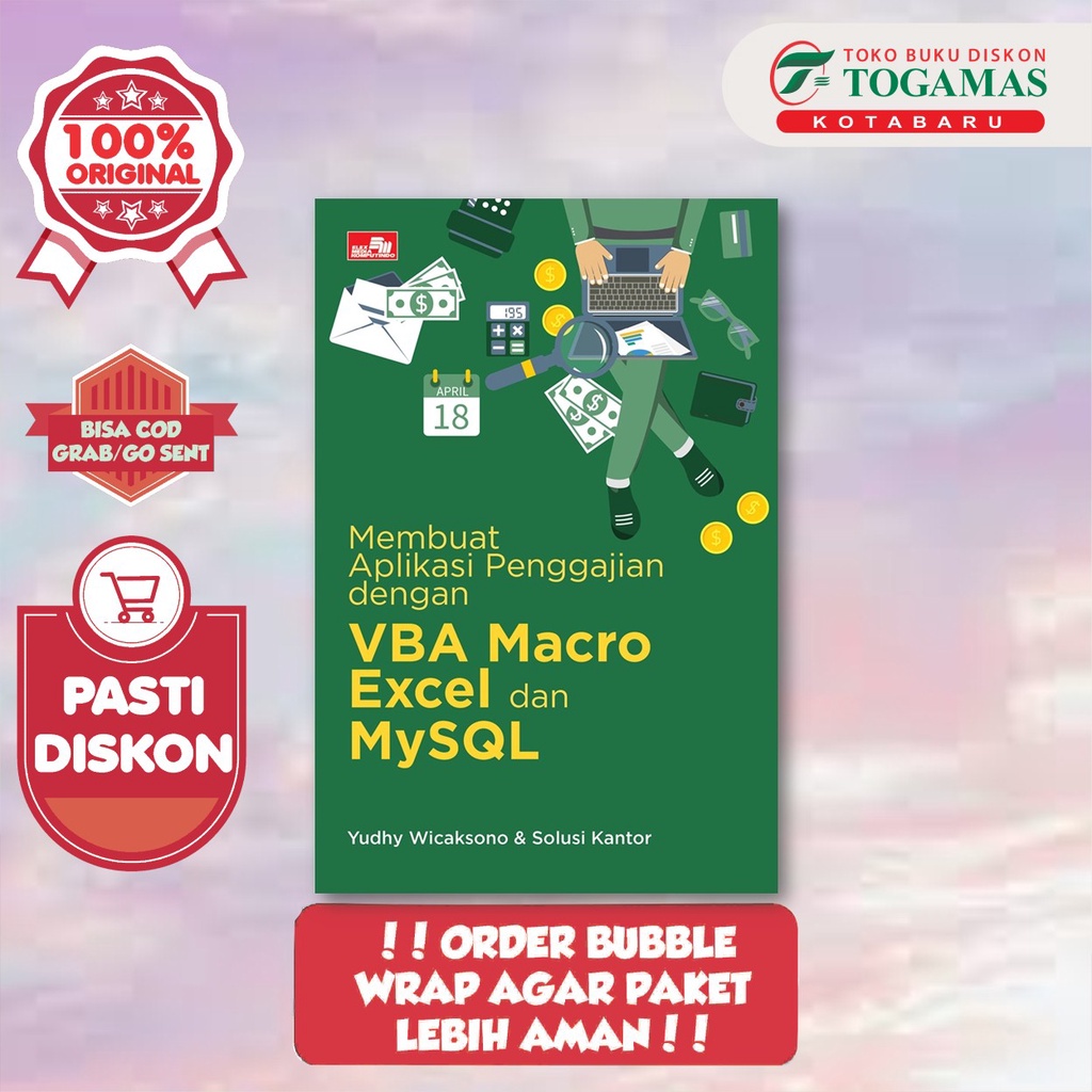 Jual Membuat Aplikasi Penggajian Dengan Vba Macro Excel Dan Mysql