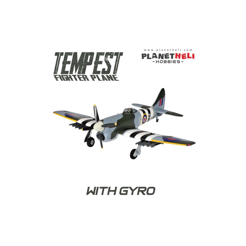 Jual TOP RC Fighter 800MM Tempest RC Airplane (PNP with Gyro) | Shopee ...