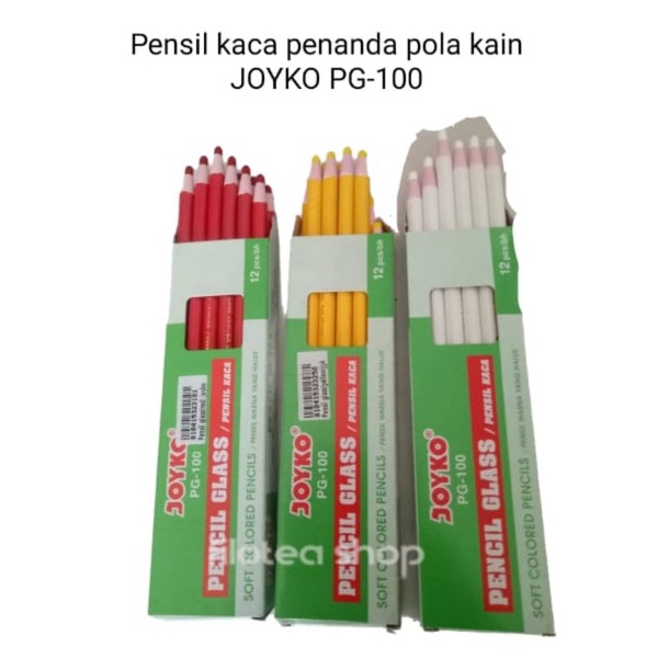Jual Pensil Penanda Pola Kain / Pensil Kaca Joyko Dermatograph PG - 100 ...