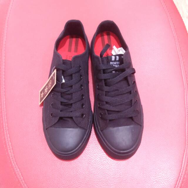 Jual Sepatu hitam kain bata north star original | Shopee Indonesia