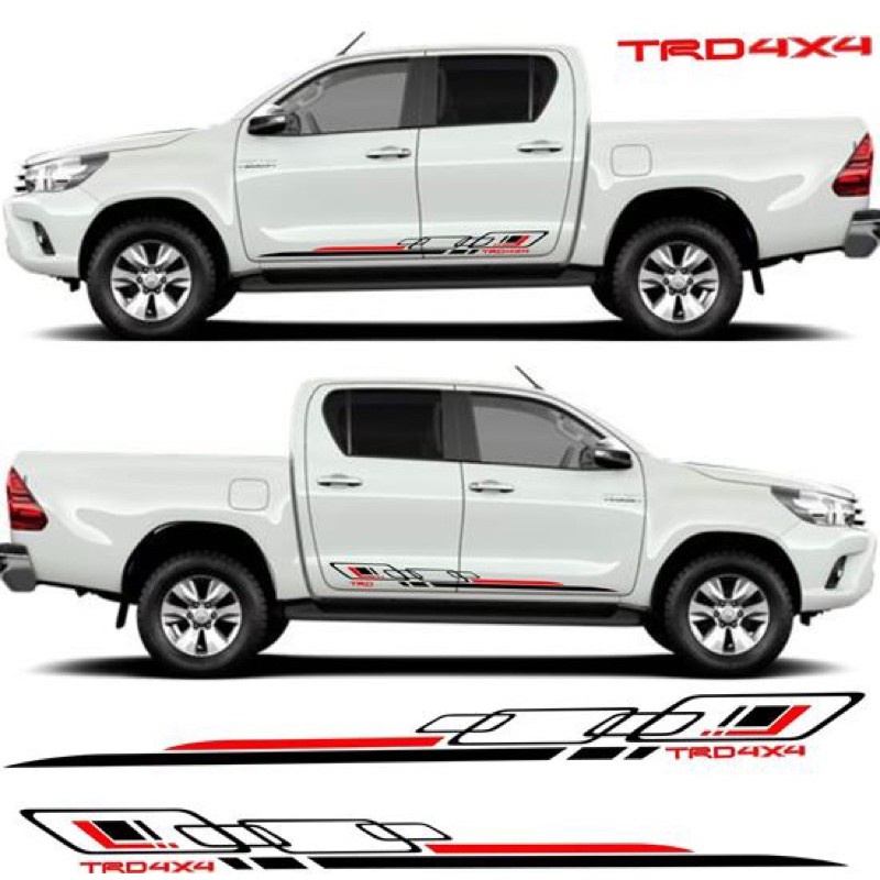 Jual Stiker mobil toyota hilux sticker mobil hilux cutting sticker ...