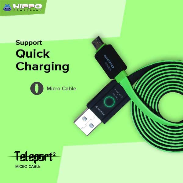 Jual Hippo Teleport 2 Kabel Type C to Type C, Kabel Micro, Kabel Type C ...