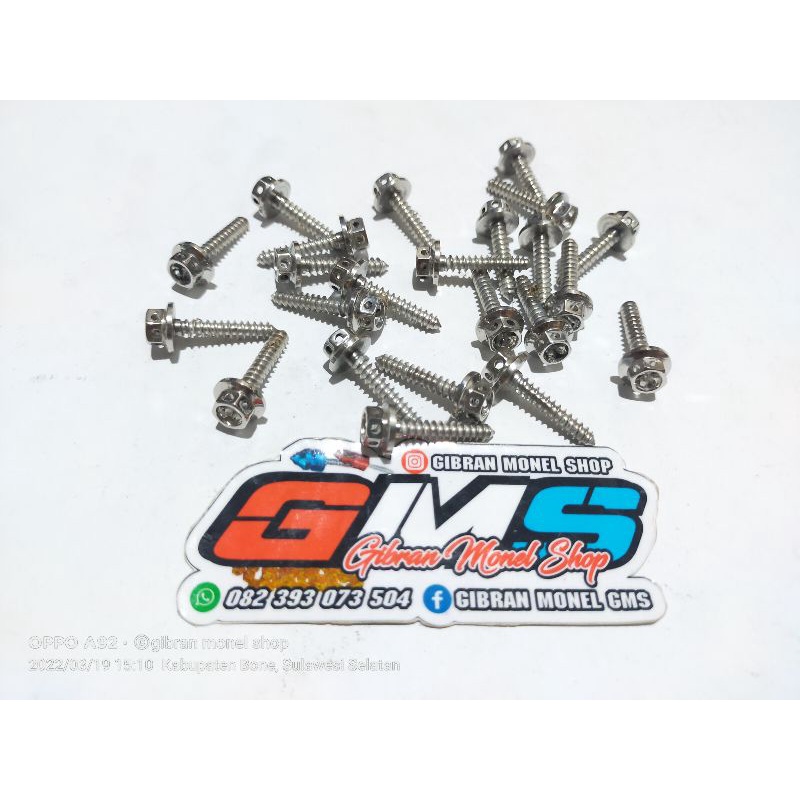 Jual baut pb flowers filter honda yamaha baut filter universal | Shopee ...