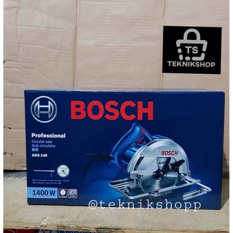 Jual CIRCULAR SAW BOSCH GKS 140 / MESIN GERGAJI POTONG KAYU | Shopee ...