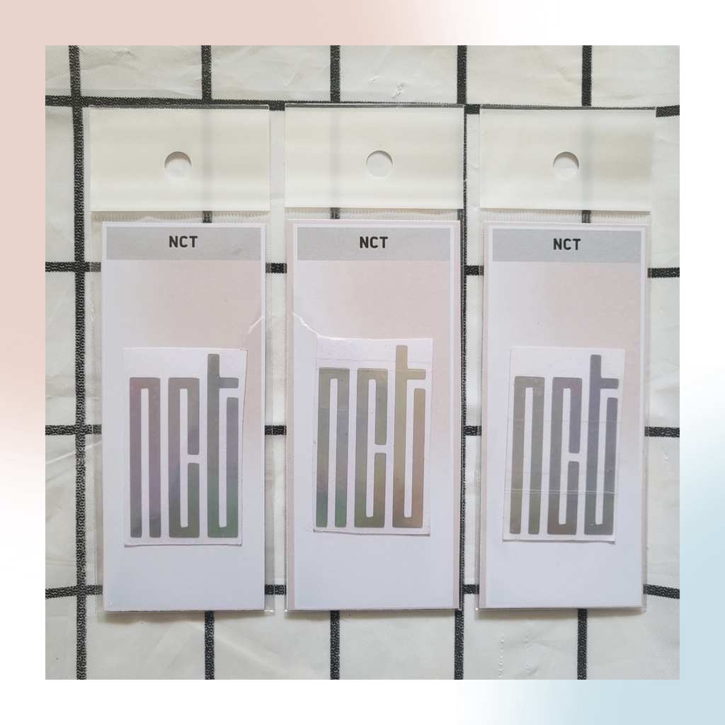 Jual STIKER HOLOGRAM NCT LOGO | Shopee Indonesia