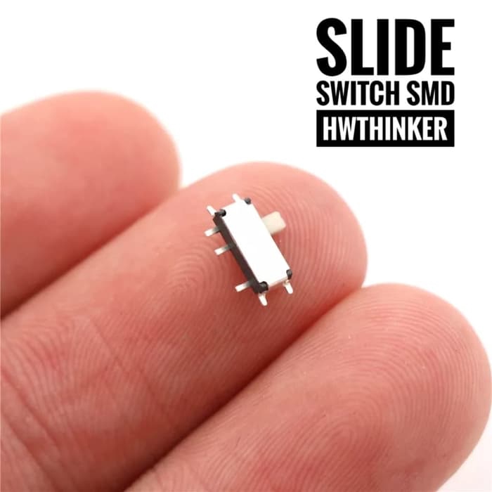Jual MINI micro horizontal Slide Switch On-OFF 2 Position 1P2T SPDT SMD 6 pcs | Shopee Indonesia