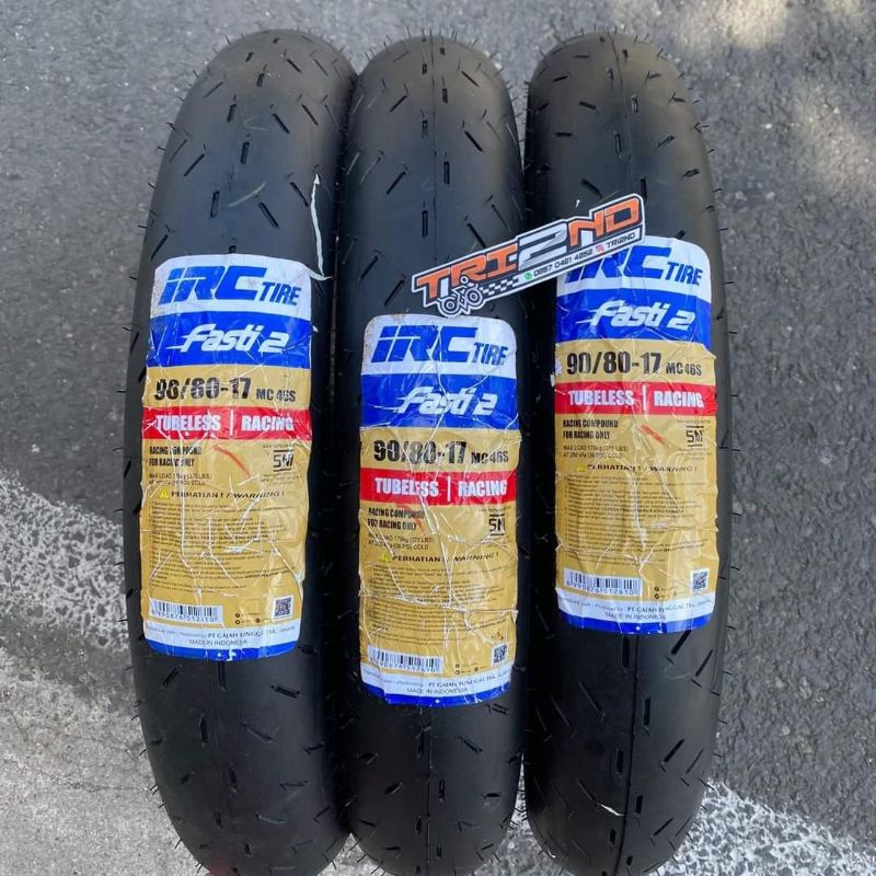Jual Ban IRC Fasti 2 ukuran 90 80 ring 17 softcompond ban IRC Fasti2 ...