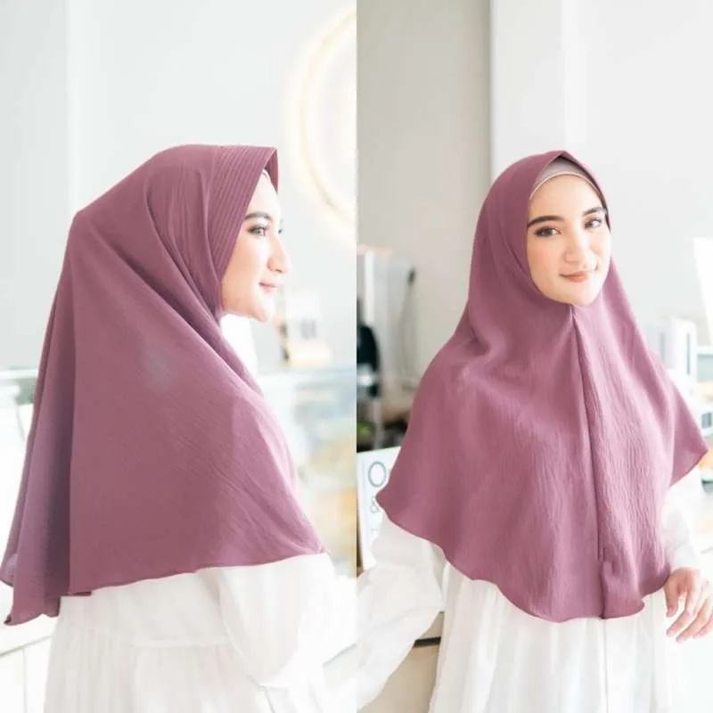 Jual JILBAB BERGO CRINKLE PED AIRFLOW Termurah | Shopee Indonesia
