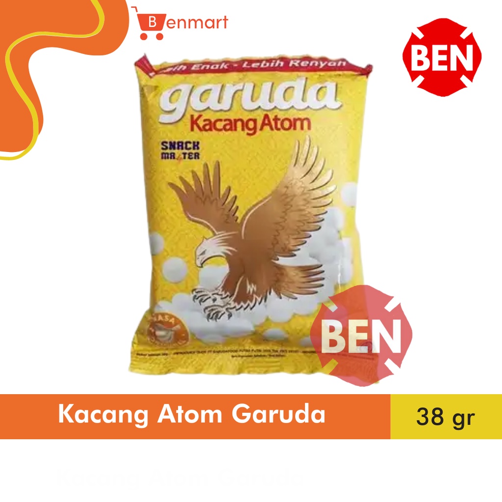 Jual Kacang Atom Garuda 33g 33gr 33 g gr - Sukro Besar Jumbo 2000 ...