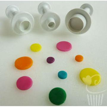 Jual Plunger Cutter Stamp Emboss Craft Diy Polimer Clay Round Bulat ...