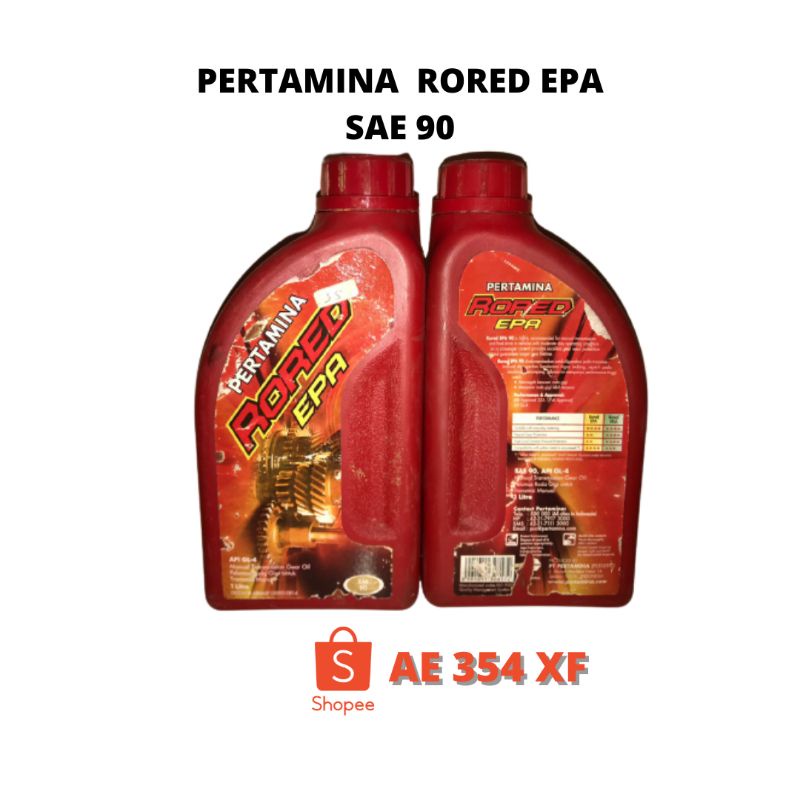Jual OLI PERTAMINA RORED EPA API GL-4SAE 90 1 LITER | Shopee Indonesia