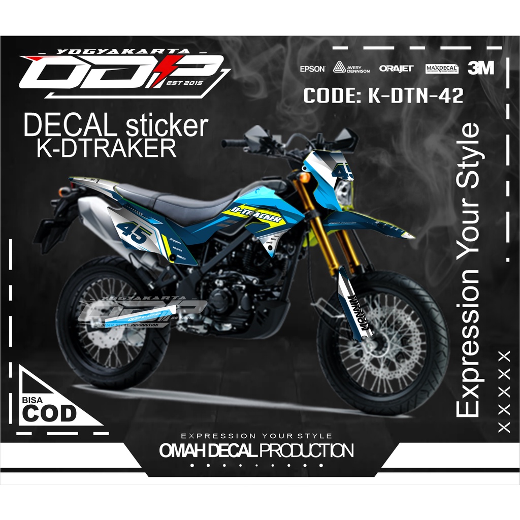 Jual DECAL STIKER DTRECER DEKAL STIKER DTRECER DECAL MOTOR KEREN DECAL ...