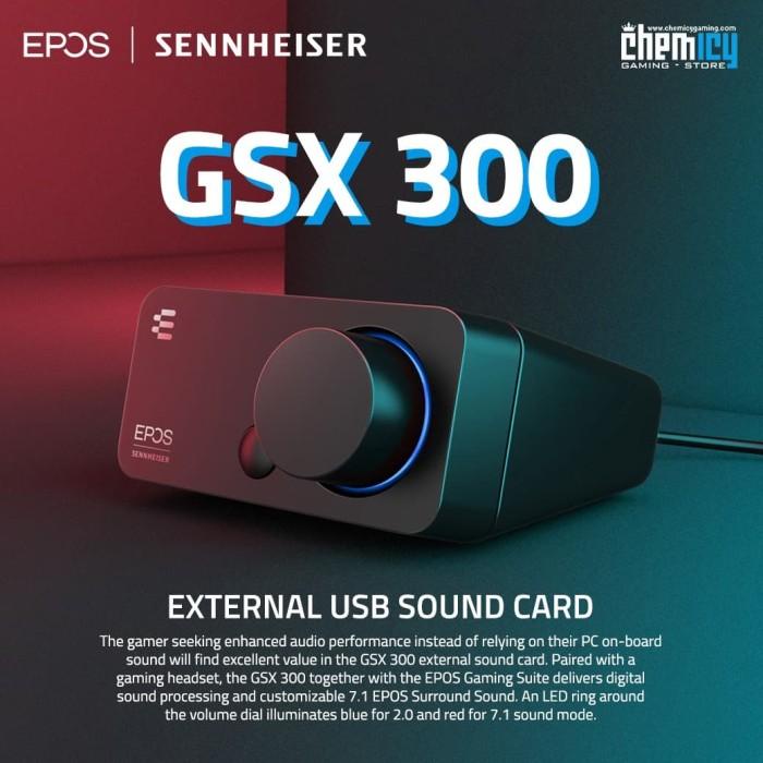Jual Epos I Sennheiser Gsx 300 Gaming Dac External Sound Card | Shopee ...
