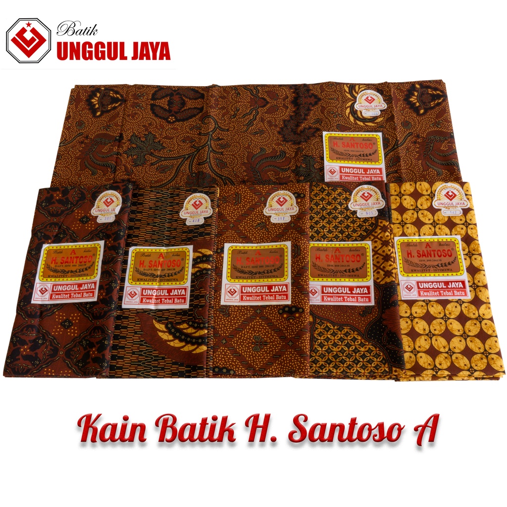 Jual Jarik batik H Santoso A halus tebal katun kain batik kwalitas No 1 ...