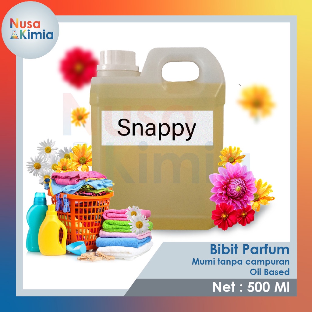 Jual Bibit Parfum Laundry SNAPPY 500 ML - Biang Parfum Laundry ...