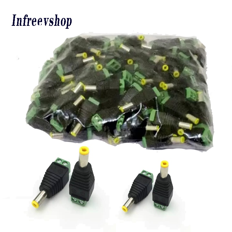 Jual jack dc male 100pcs | Shopee Indonesia