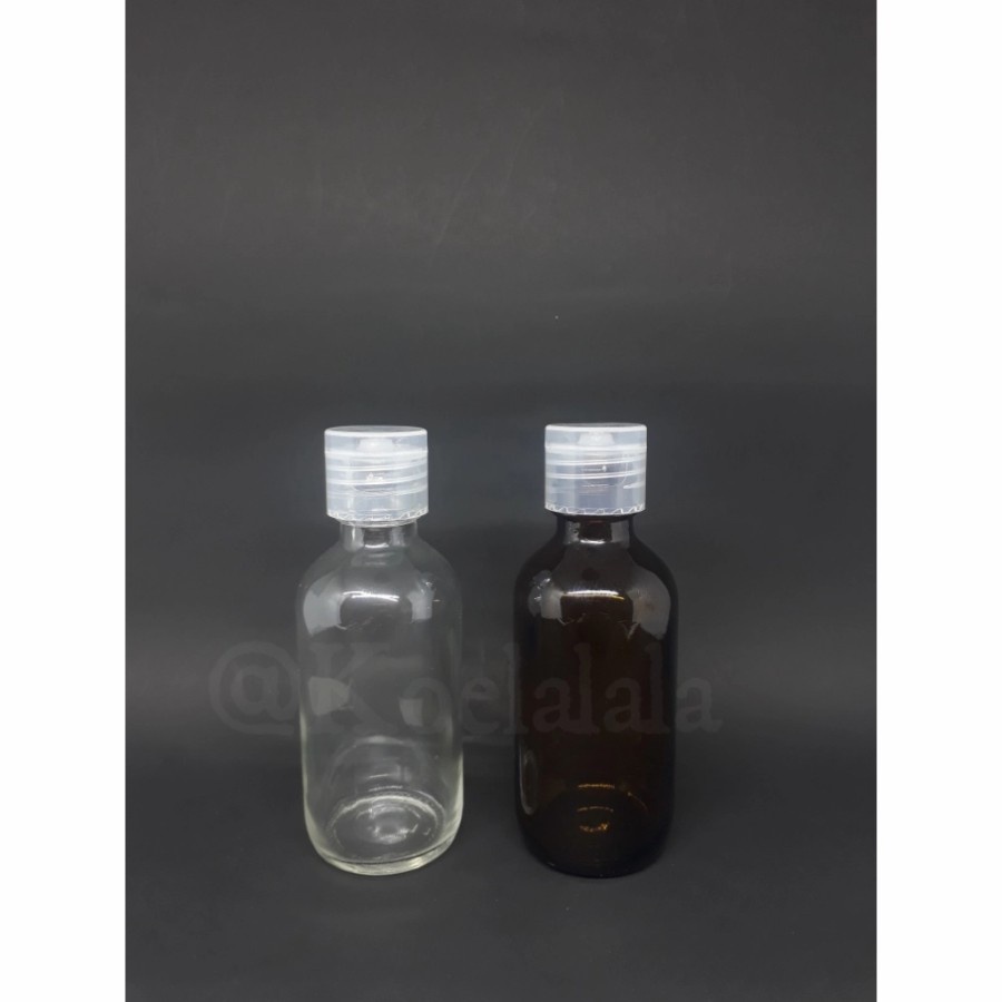 Jual Botol Kaca Fliptop Botol Dropper Botol Handsanitizer 60ml - Clear | Shopee Indonesia