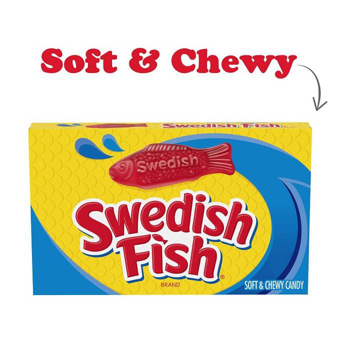 Jual Swedish Fish Soft & Chewy Candy - 88g | Shopee Indonesia