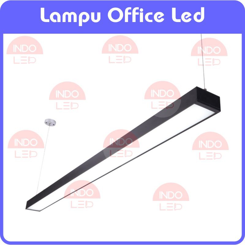 Jual LAMPU GANTUNG LED KANTOR 48W / LAMPU OFFICE LED / LAMPU GANTUNG ...