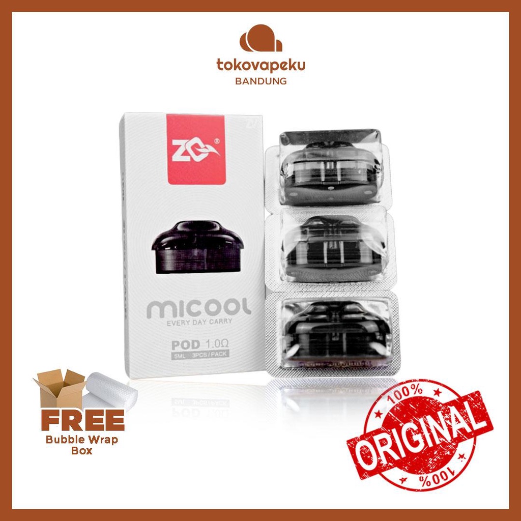 Jual CARTRIDGE MICOOL POD 5ML CATRIDGE MICOOL ORIGINAL by ZQ VAPOR ...