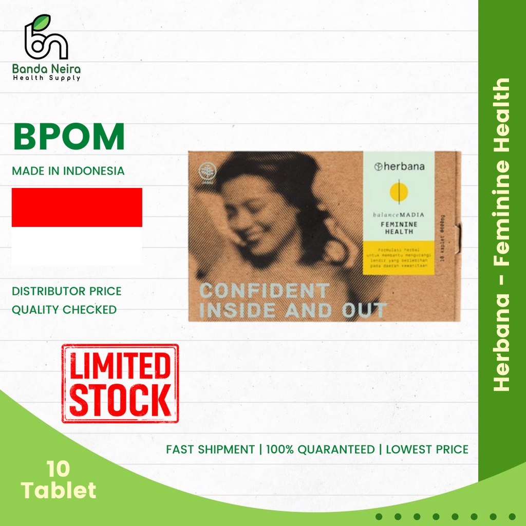 Jual Herbana Feminine Health 10 Tablet | Shopee Indonesia