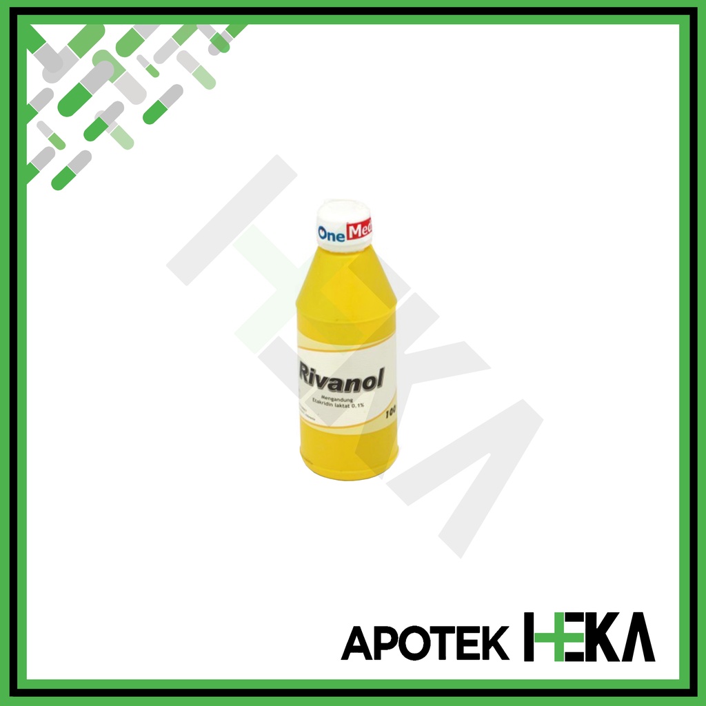 Jual Rivanol 100 ml Onemed Cairan Antiseptik Disinfektan Pembersih Luka ...