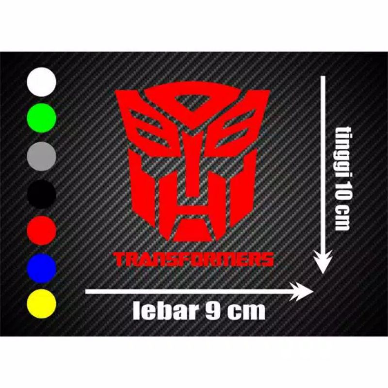 Jual Stiker transformers motor stiker laptop stiker mobil stiker koper ...