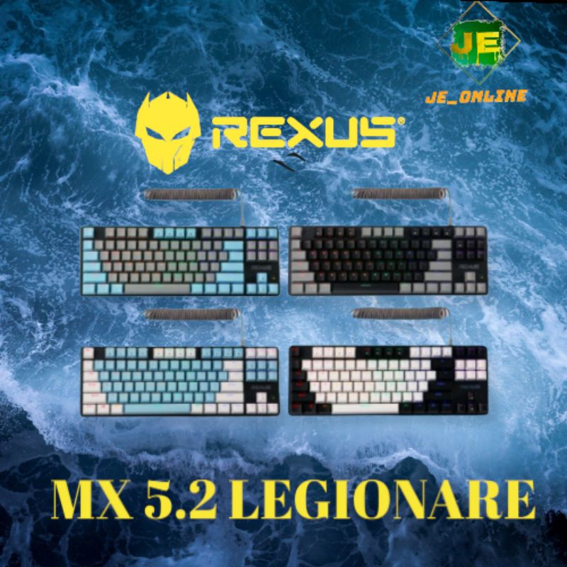 Jual Rexus mx5.2 Finale Keyboard Gaming Mechanical | Shopee Indonesia