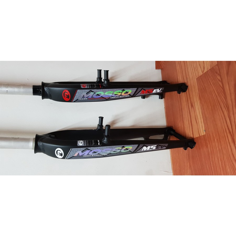 Jual Fork Mosso M5 EV Disk dan V Brake Rigid 26 27 29 700C | Shopee ...