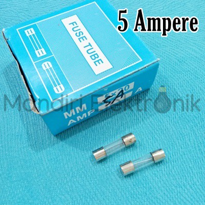 Jual Fuse Sekring Kaca Tabung Kecil 5 Ampere 5x20 - Fuse 5 Ampere 5x20mm | Shopee Indonesia