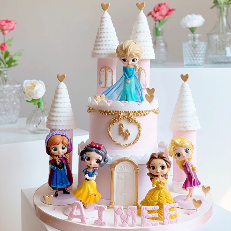 Jual Cake Topper Design Disney Princess / Topper Kue Hiasan Karakter ...
