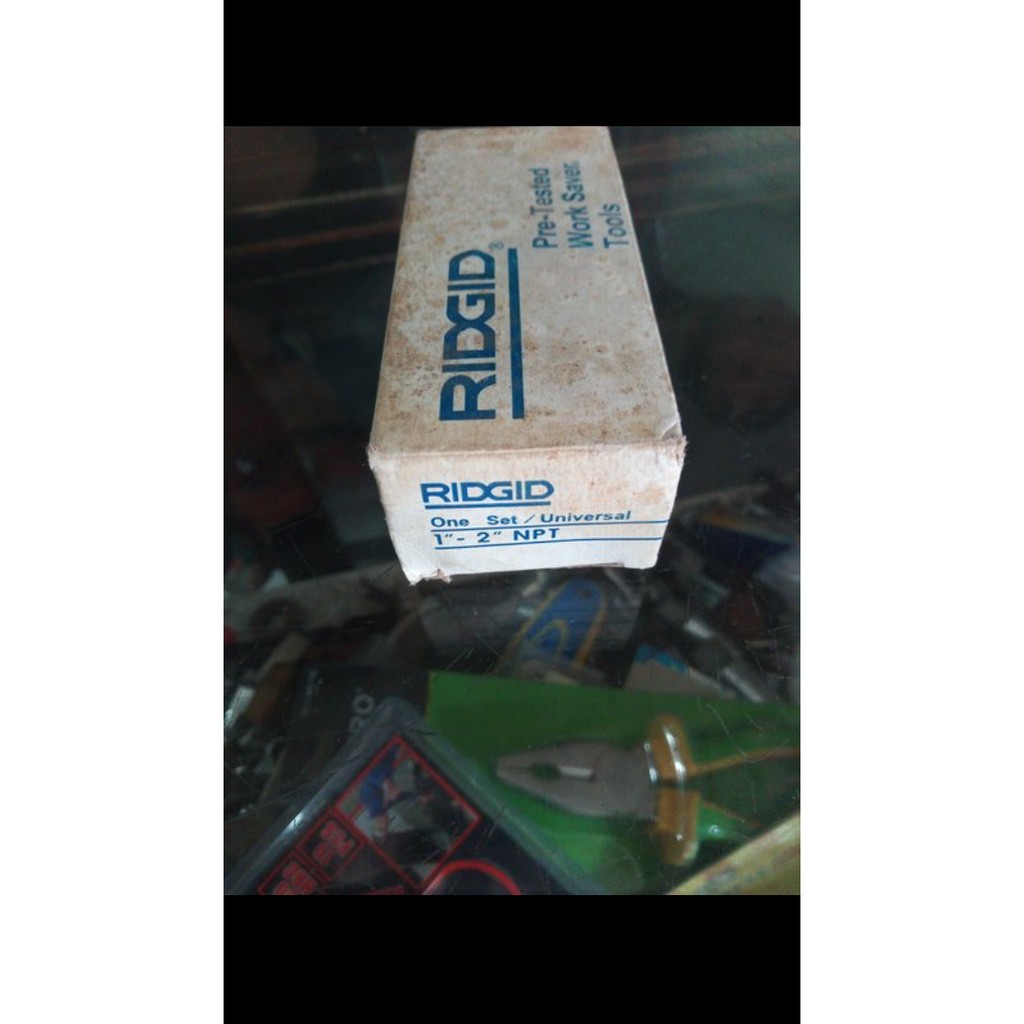 Jual (B2T)Mata Snai Drat Pipa RIDGID One Set Universal 1 - 2 Inch NPT ...
