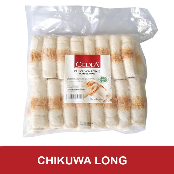 Jual CEDEA Chikuwa Long 1kg /Chikuwa Mini Ikan Olahan/Makanan Beku Enak ...