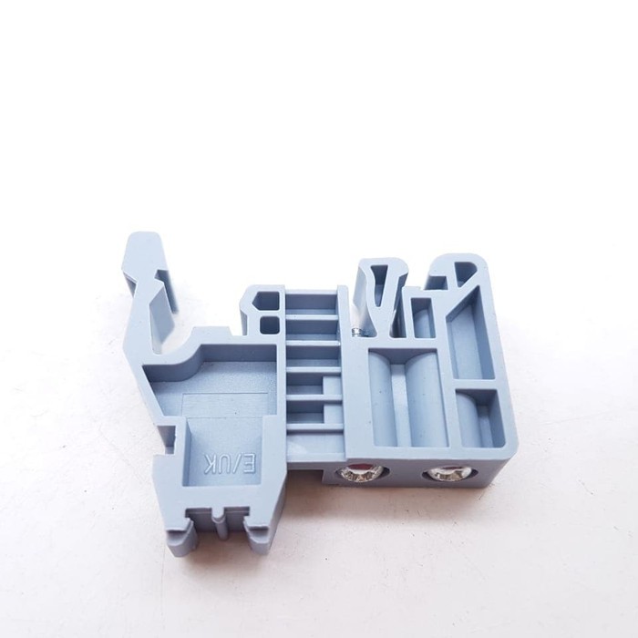 Jual EUK Screw fixed Gray Terminal Block End Stopper Fittings Din Rail blok | Shopee Indonesia