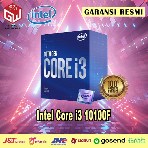 Jual Processor Intel i3 10100F 3.6GHz LGA 1200 BOX / TRAY - GARANSI RESMI - CPU i3-10100F ...