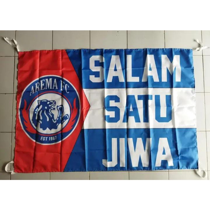 Jual BENDERA AREMA BAHAN PRINTING PELES | Shopee Indonesia
