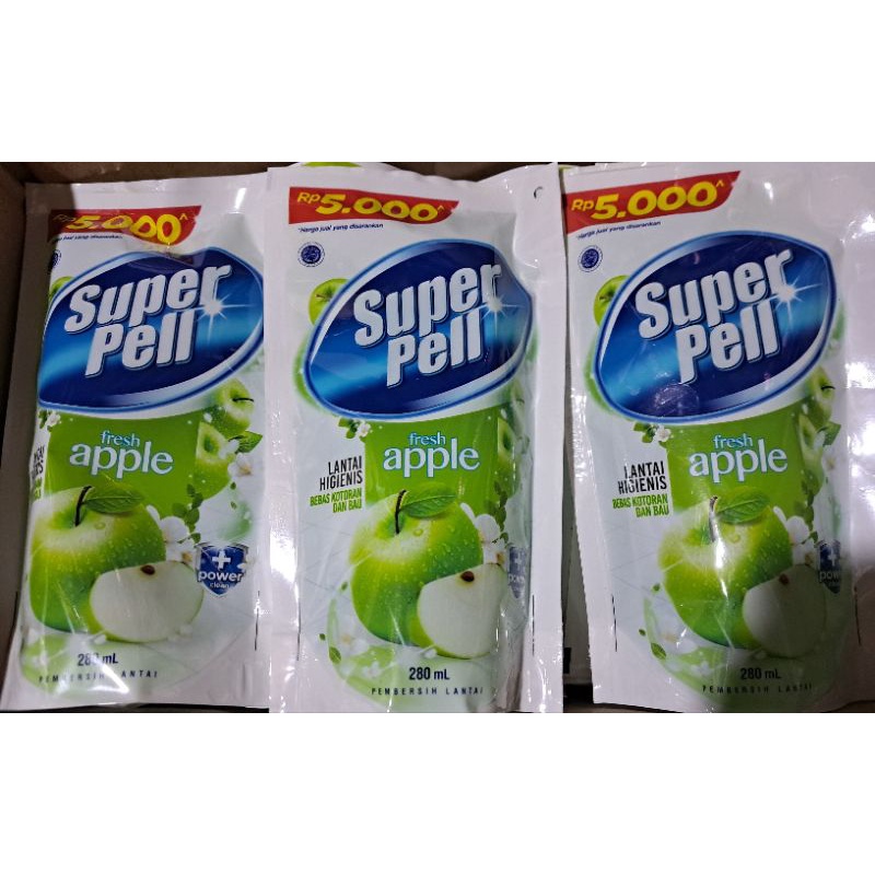 Jual PEMBERSIH LANTAI SUPER PELL KEMASAN EKONOMIS/ SEPERPEL 5000 AN ...