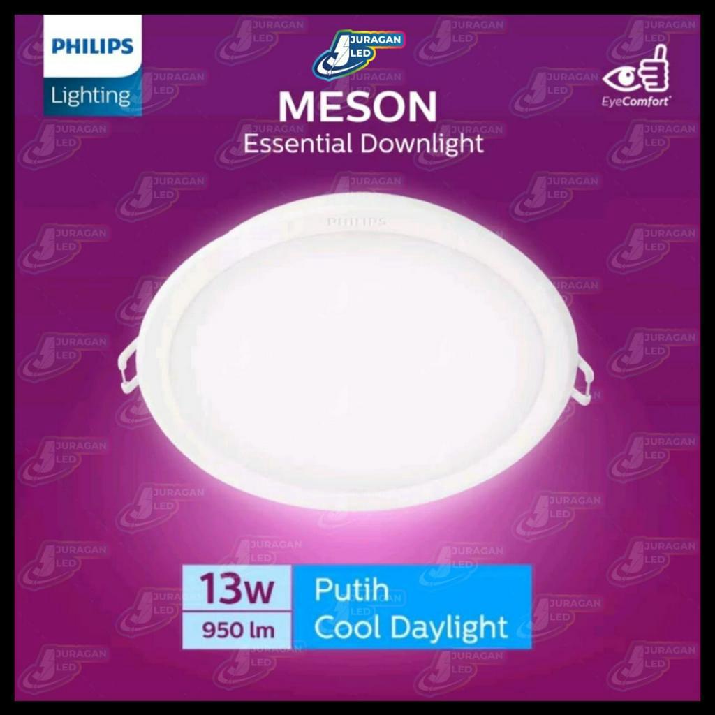 Jual Philips Downlight MESON 125 13W 6500K WH Recessed LED | Shopee Indonesia