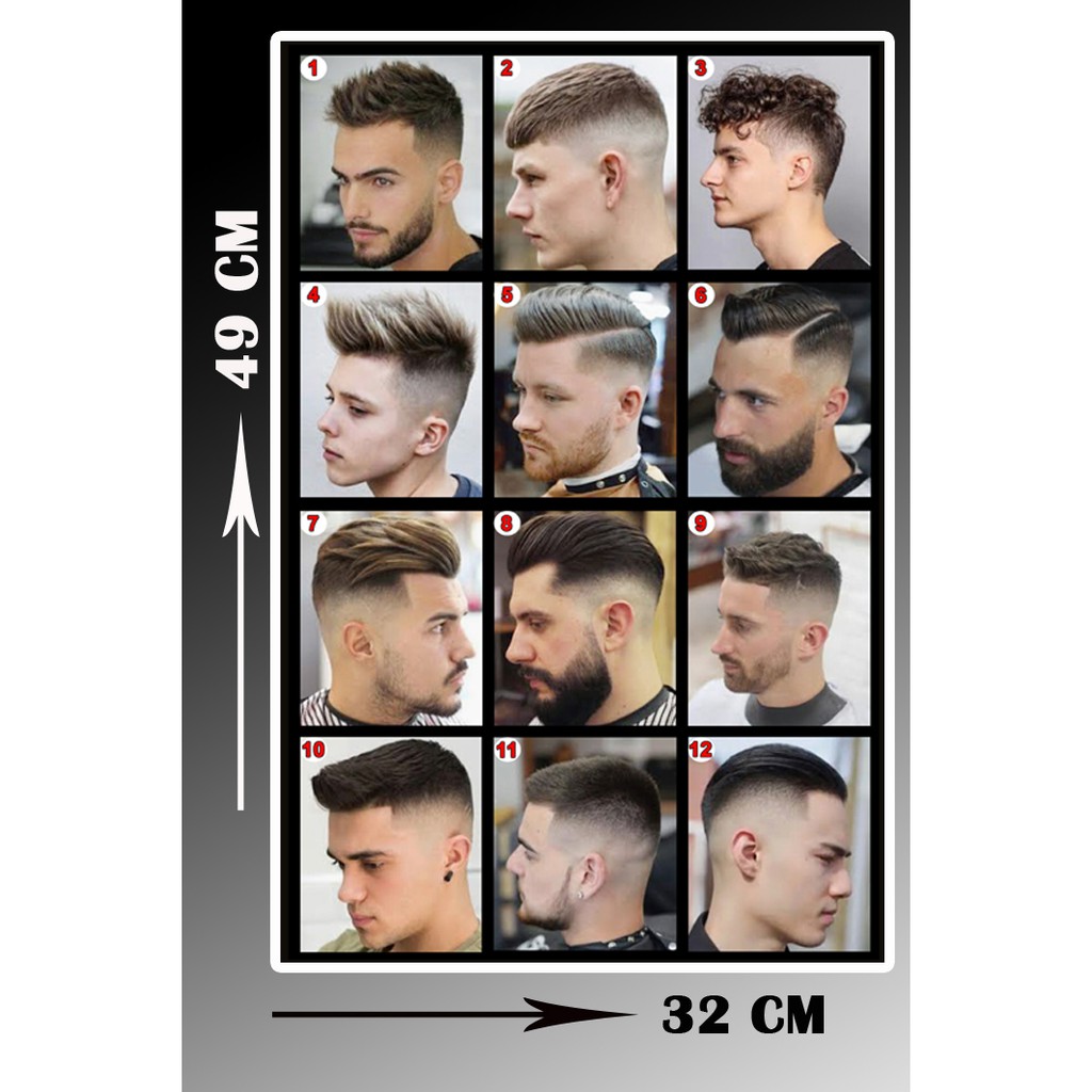 Jual Poster Barbershop / Poster Pangkas Rambut / Poster Salon / Dengan ...