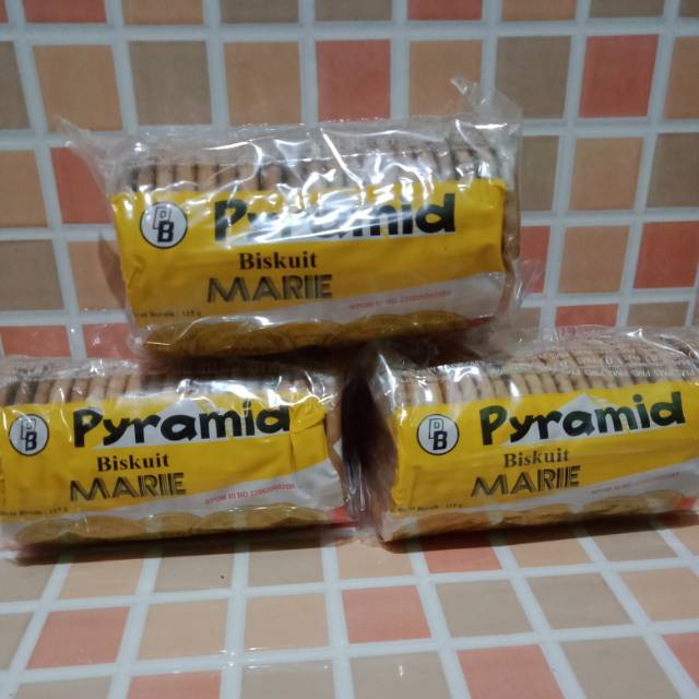 Jual MARIE BISCUIT PYRAMID BISKUIT JADUL 1PCS | Shopee Indonesia