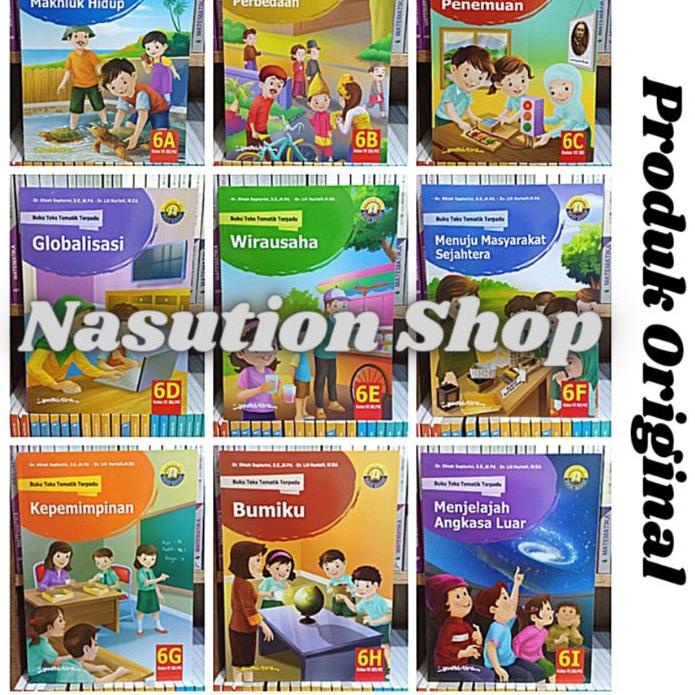 Jual Buku Tematik Terpadu 6A 6B 6C 6D 6E 6F 6G 6H 6I Yudhistira Kelas 6 SD K13 Revisi Original ナ ...