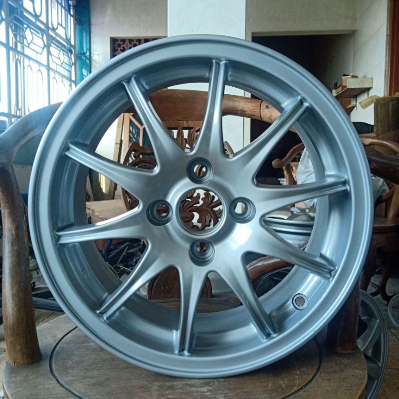 Jual Velg Mobil Honda Jazz Vtec R15, H4, PCD 100 (Original) | Shopee ...