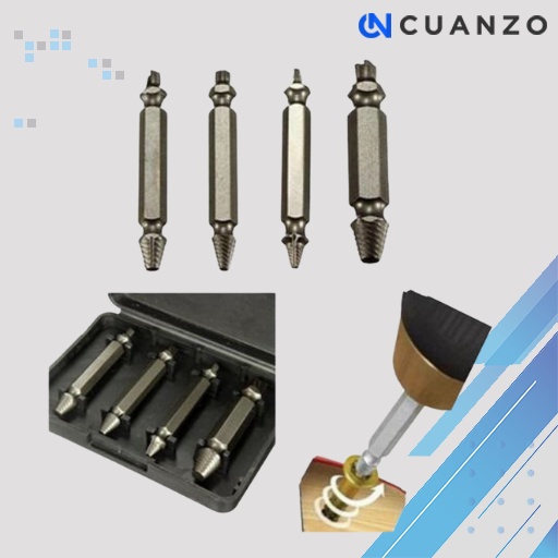 Jual Screw Extractor Broken Striped Screw Remover / Alat Pembuka Baut ...