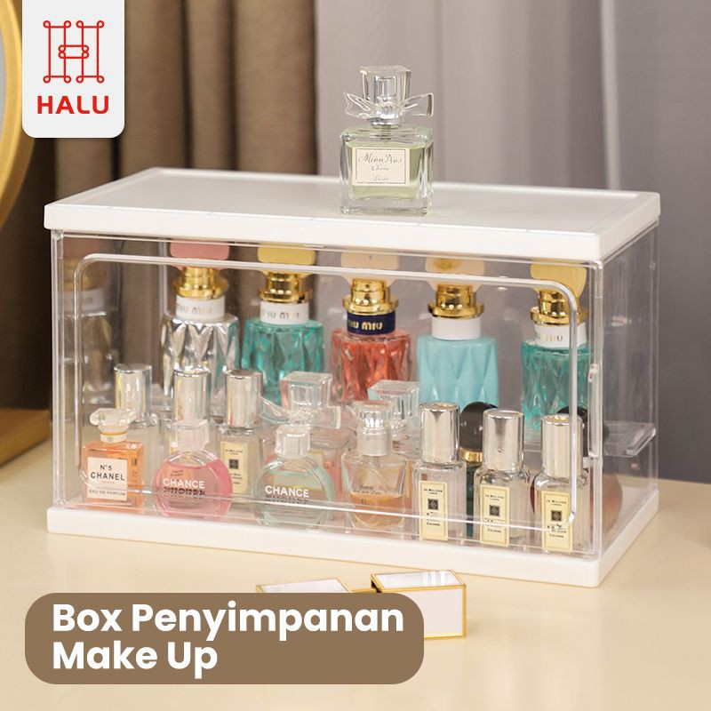 Jual Halu Rak Parfum Acrylic Organizer Kotak Tempat Parfum Skincare ...