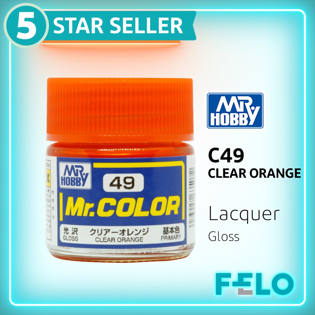 Jual CAT GUNDAM - MOKIT MR COLOR CLEAR ORANGE C 49 / MR HOBBY C49 ...