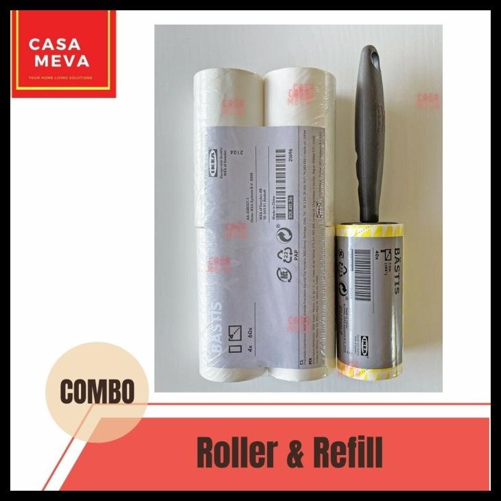 Jual ROL LEM KERTAS PEMBERSIH PAKAIAN PENGANGKAT BULU-LINT ROLLER 40 ...
